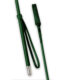 Fleck Woven Nylon Jumping Crop with Leather Grip and Loop.