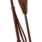 Fleck Leather Riding Crop | Pink Equine