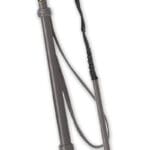 Fleck Black Leather Riding Crop made from genuine Leather.
