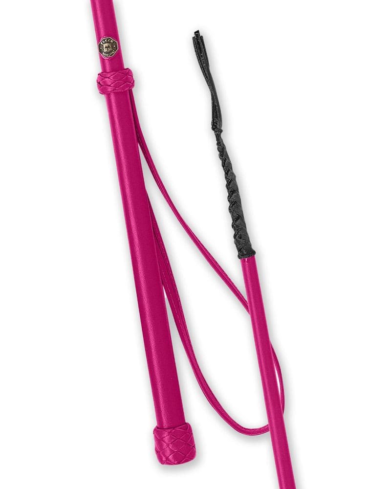 Fleck Black Leather Riding Crop made from genuine Leather.