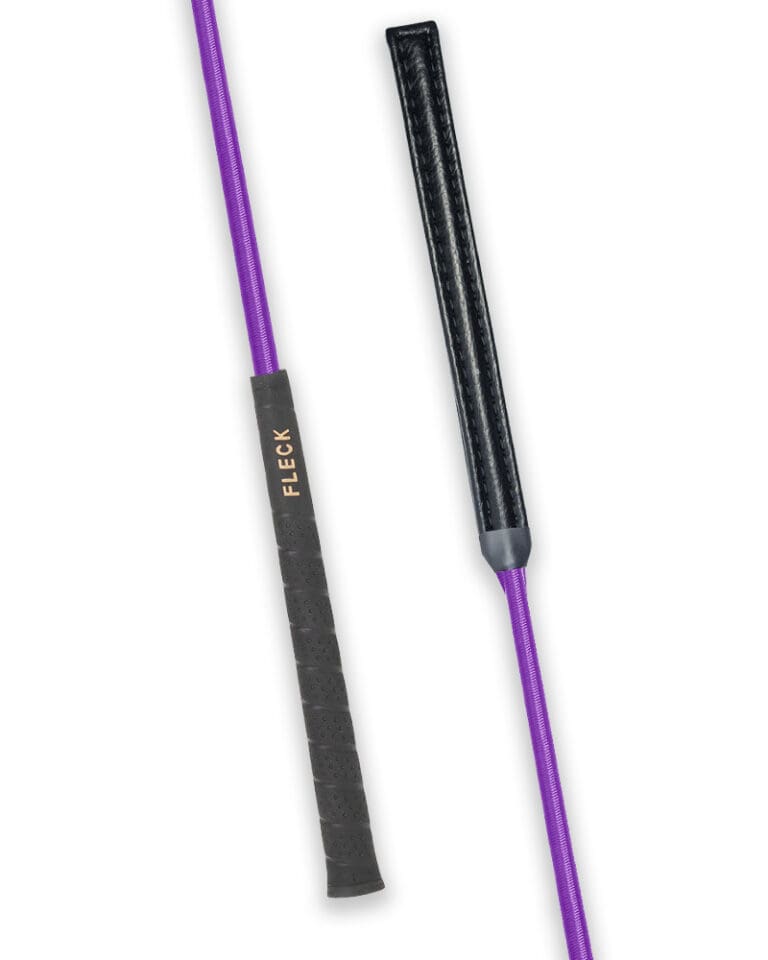Fleck showjumping whip with cushion flap