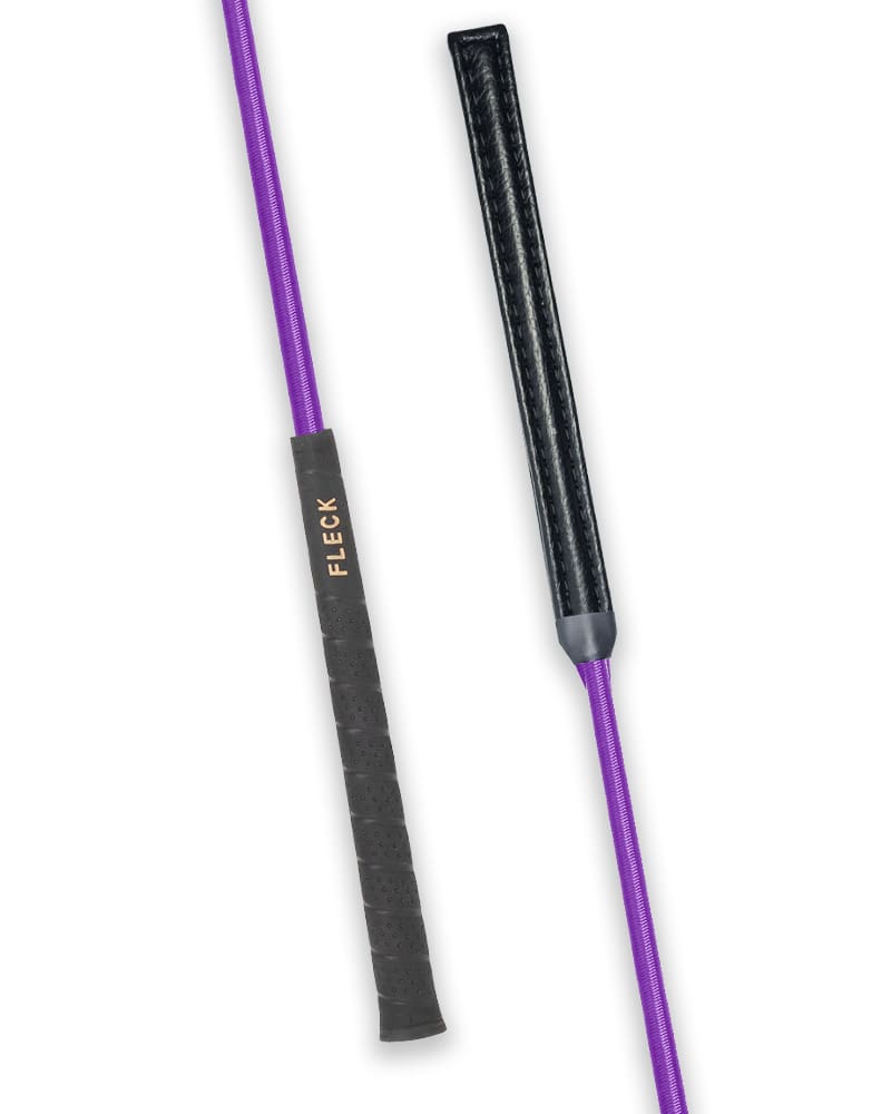 Fleck showjumping whip with cushion flap