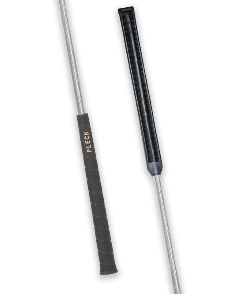 Fleck showjumping whip with cushion flap