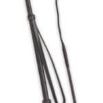 Fleck Spiral Leather Crop Whip Leather Shaft and Handle