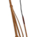 Fleck Spiral Leather Crop Whip Leather Shaft and Handle