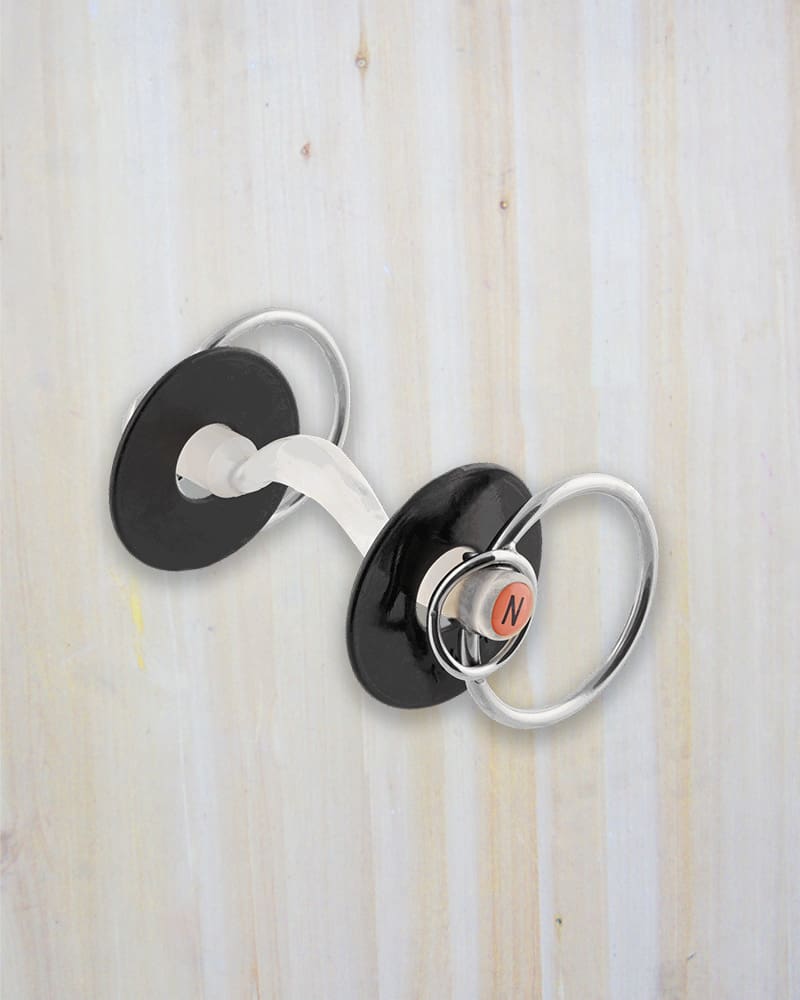 Nathe Mullen Mouth Snaffle Bit | Pink Equine