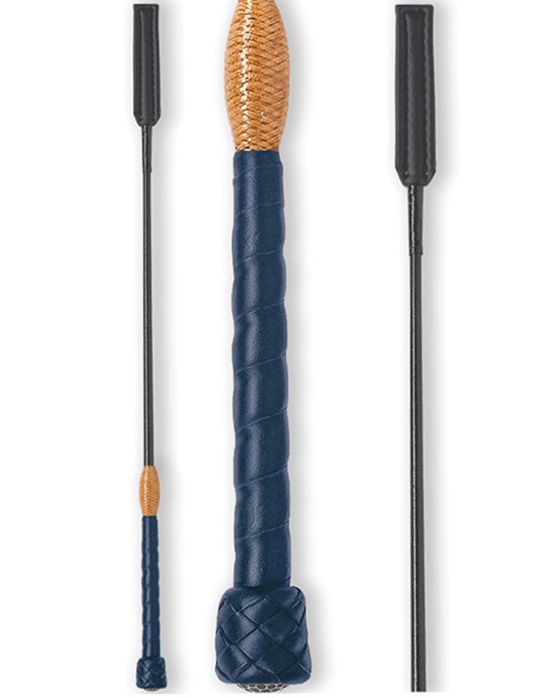 Fleck Leather Horse Crop | Pink Equine