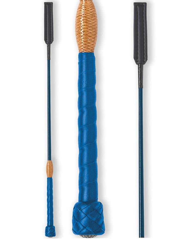 Fleck Leather Horse Crop | Pink Equine