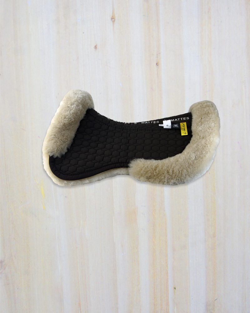 Mattes Sheepskin Half Pad - Front Rear Underside Sheepskin - Brown ...