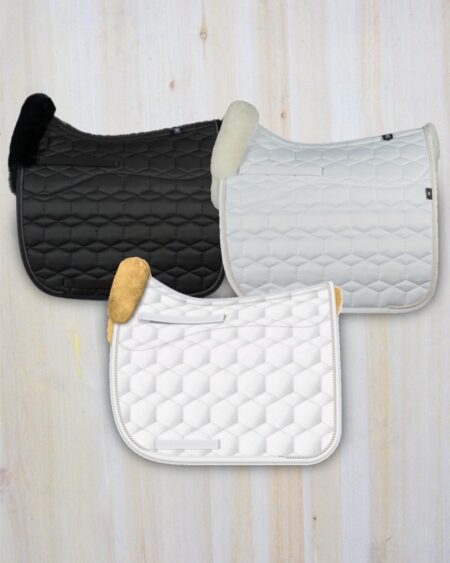Mattes Square Dressage Sheepskin Saddle Pad